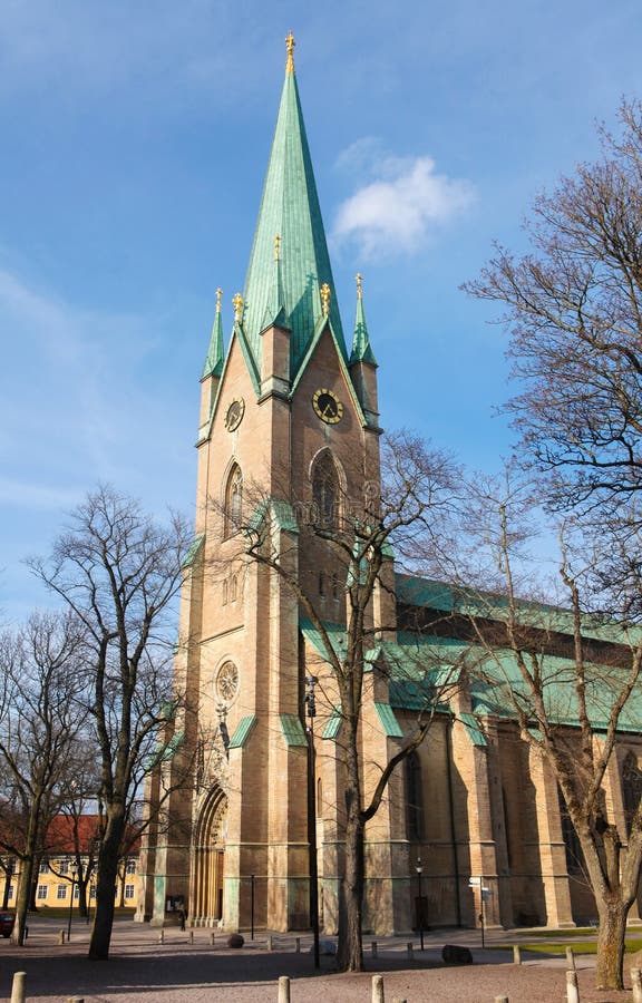 Linkoping cathedral stock image. Image of linkapara, architecture ...