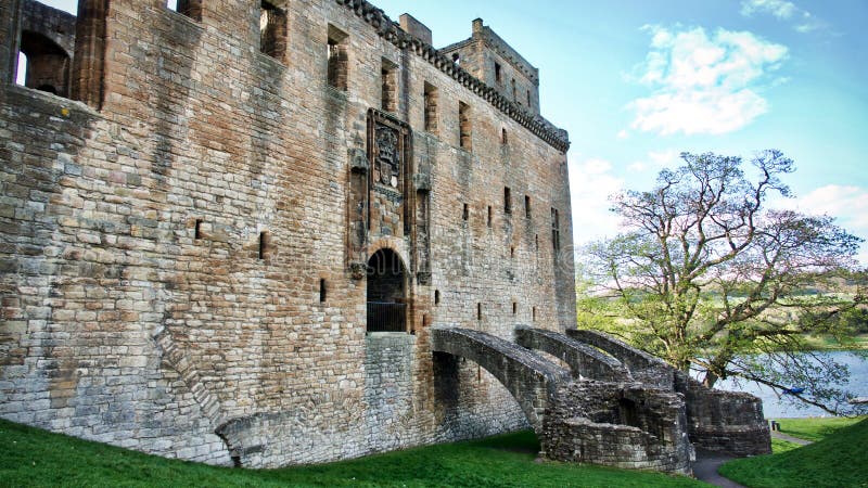 Linlithgow Palace Near Edinburgh in Scotland. Stock Image - Image of ...
