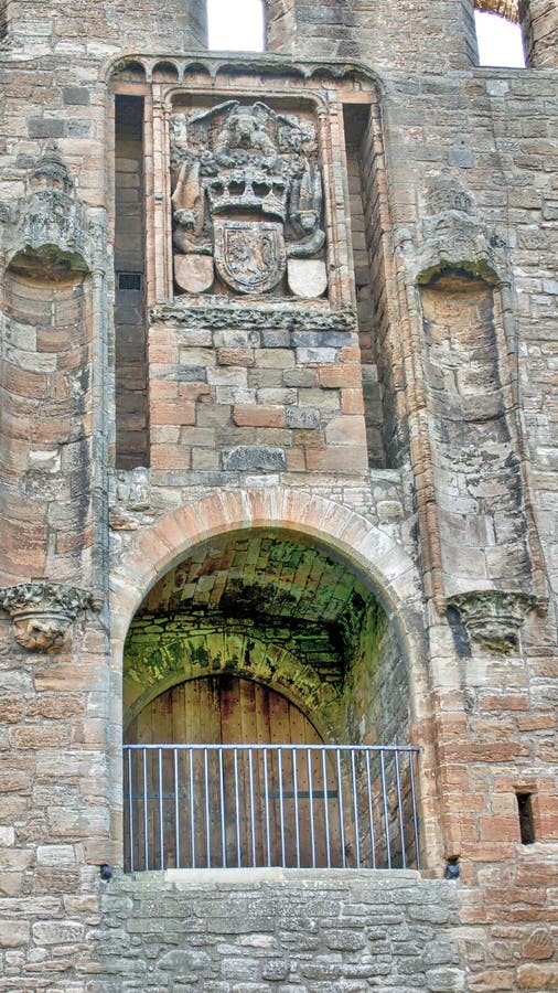 Linlithgow Palace Near Edinburgh in Scotland. Stock Image - Image of ...