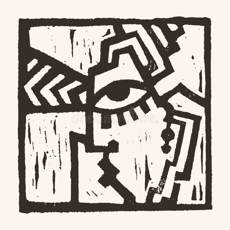 Linocut Lines Stock Illustrations – 486 Linocut Lines Stock ...