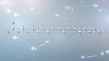 Linoleic Acid Molecular Structure, 3d Model Molecule, Omega-6 ...