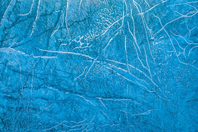 Linoleum with Blue Abstract Pattern with Bright Golden Streaks Stock ...