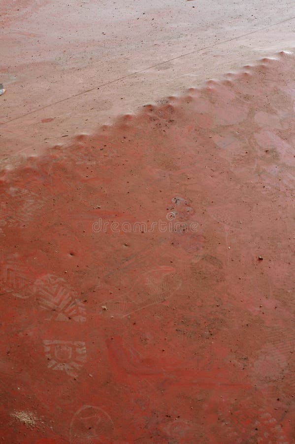 Linoleum flooring red old stock photo. Image of floor - 48383818