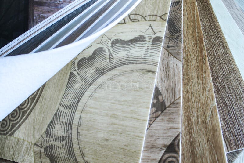 Types of Linoleum of Different Thicknesses Stock Image - Image of type ...