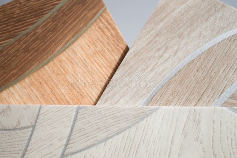 Linoleum Samples on White Background Stock Image - Image of flooring ...
