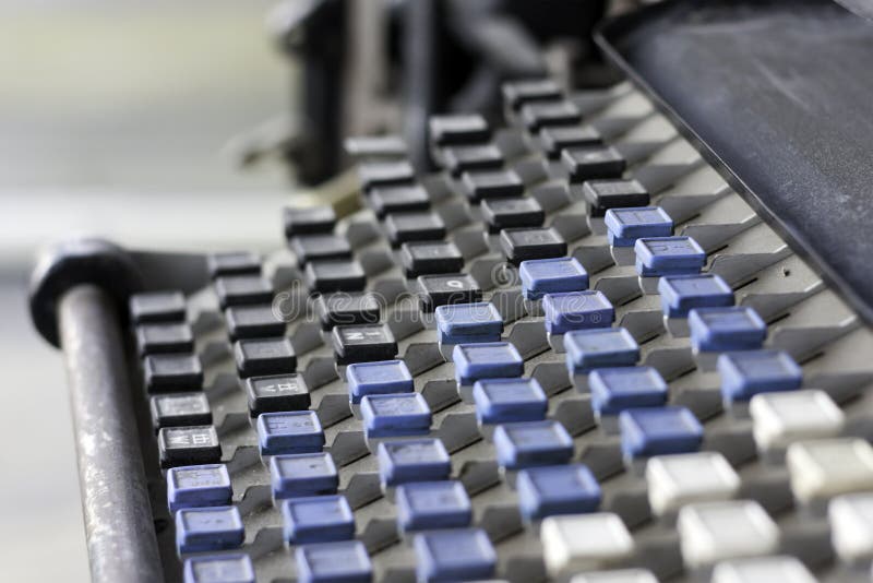 Linotype hot metal stock photo. Image of press, bottles - 27315794