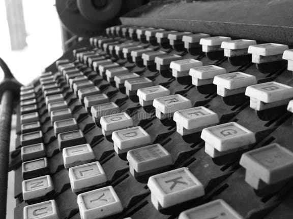 Linotype keyboard stock image. Image of work, paper, keys - 10588349