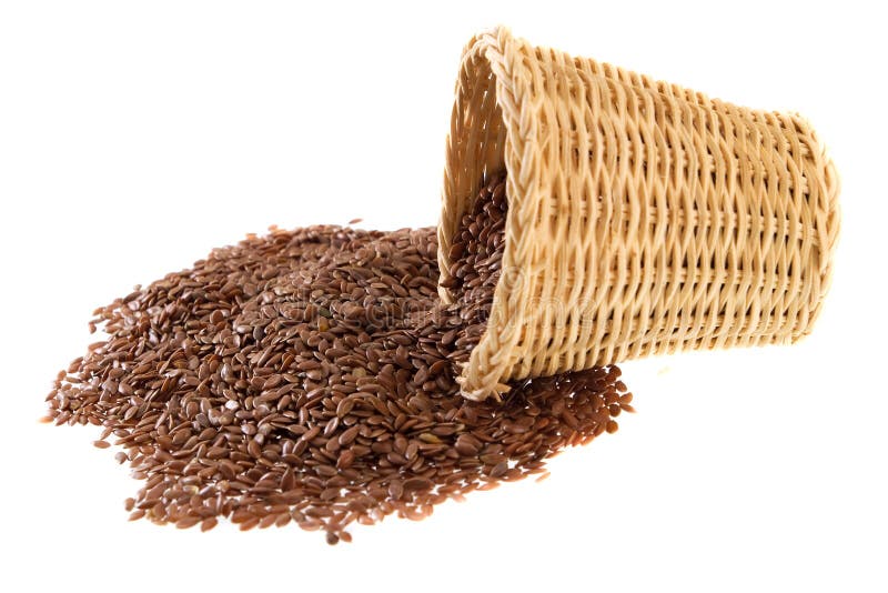 Linseed stock photo. Image of brown, flax, healthy, vitamins - 7255730