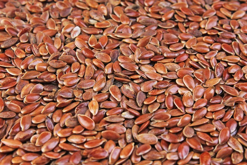 Linseed Flax Seed Texture As Pattern. Healthy Seeds Stock Image - Image ...