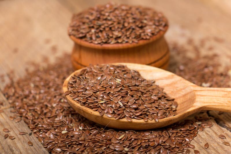 Linseed stock image. Image of healthy, vitamins, white - 1575137