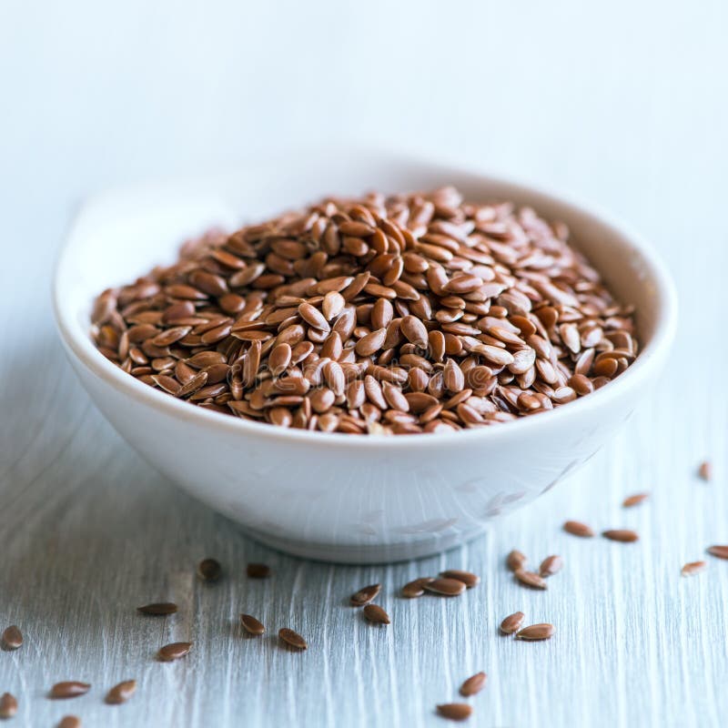 Linseeds stock image. Image of linseed, grain, container - 25253375