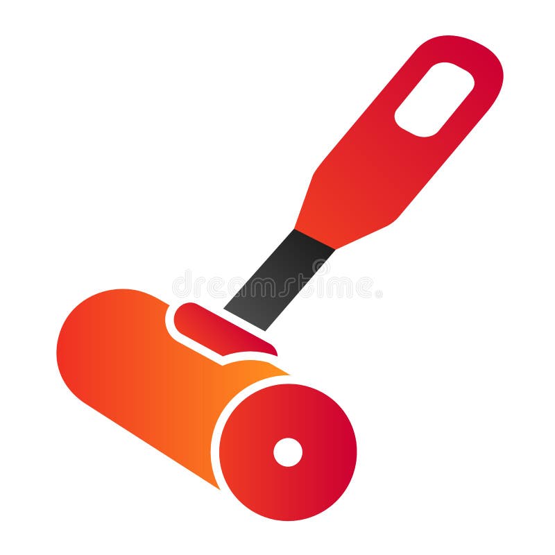 Lint Roller Flat Icon. Adhesive Roller Color Icons in Trendy Flat Style Stock Vector ...