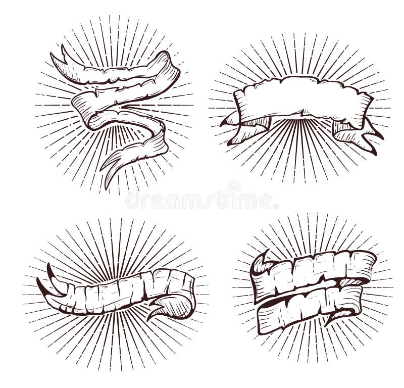 Lint voor tekst Vector art vector illustratie. Illustration of lijn ...
