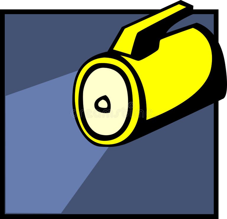 Linterna ilustración del vector. Ilustración de emergencia - 2077437