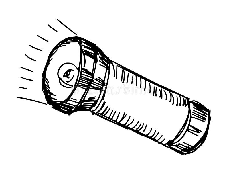 Libro Para Colorear Para Niños Linterna Ilustración del Vector ...