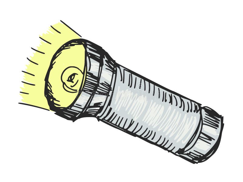 Linterna ilustración del vector. Ilustración de linterna - 43425135