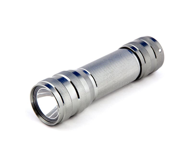 Linterna En Un Fondo Blanco Imagen de archivo - Imagen de mano ...