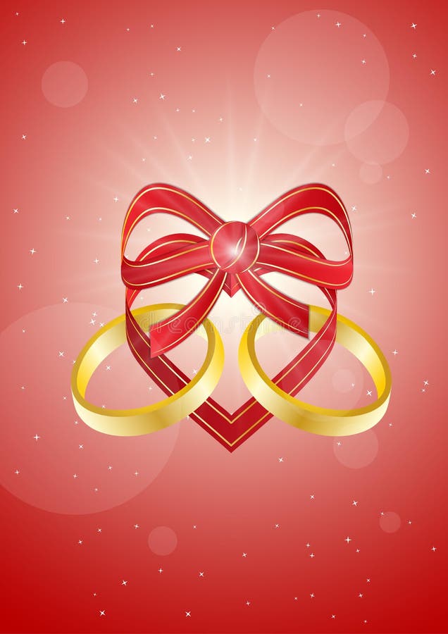 Twee ringen vector illustratie. Illustration of huwelijk - 39122168