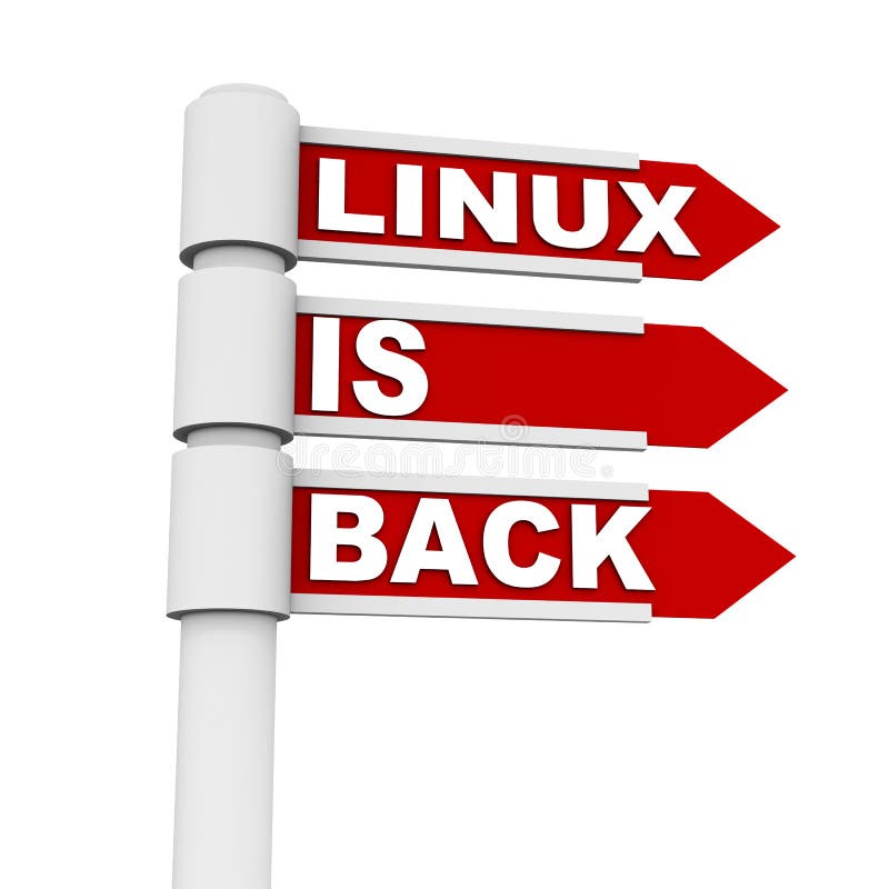 Linux stock vector. Illustration of system, linux, vector - 65053347