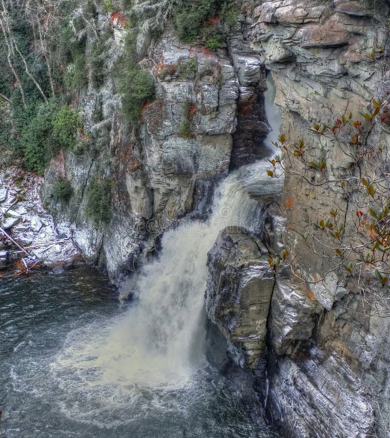 Linville Falls stock photo. Image of basin, river, motion - 47916254
