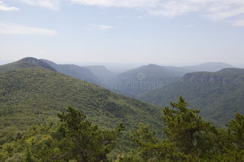 Linville Gorge stock photo. Image of ridge, peak, green - 47248766
