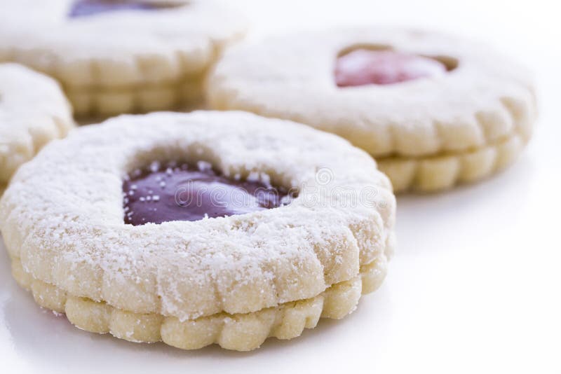 Linzer Torte Cookies stock image. Image of linzertorte - 28199785