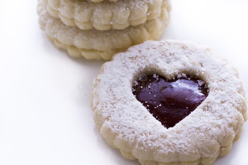 Linzer Torte Cookies stock photo. Image of dessert, kitchenware - 28200146