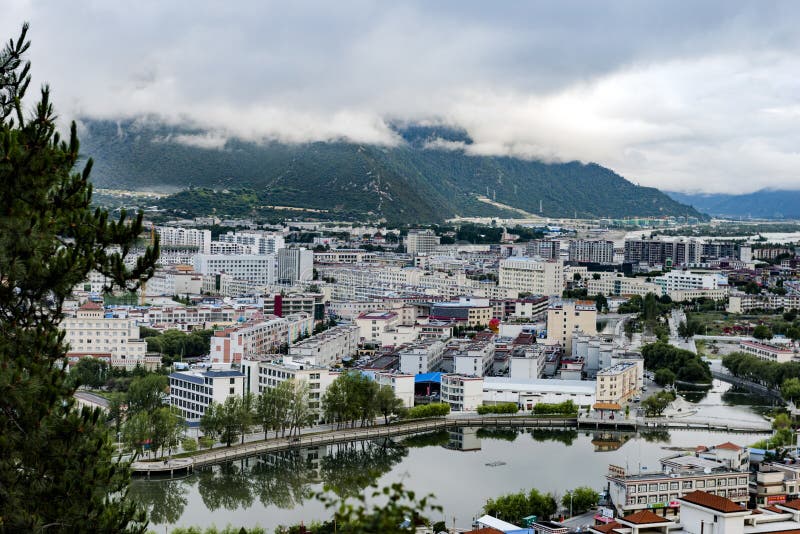 Linzhi city of tibet stock image. Image of linzhi, mountain - 33722811