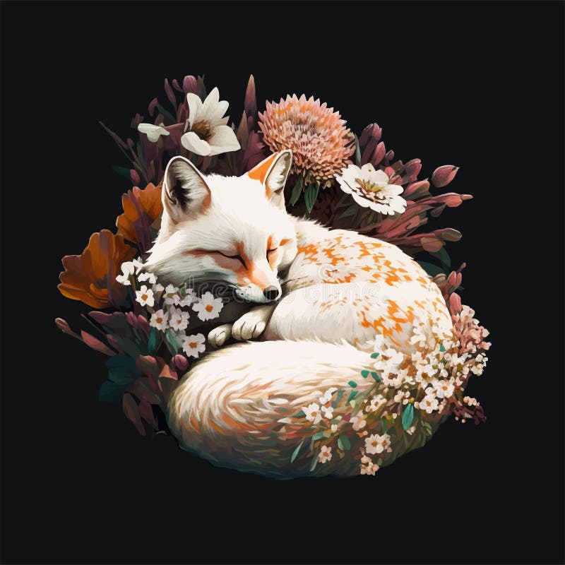 Foxy Flowers Watercolor Stock Illustrations – 84 Foxy Flowers ...