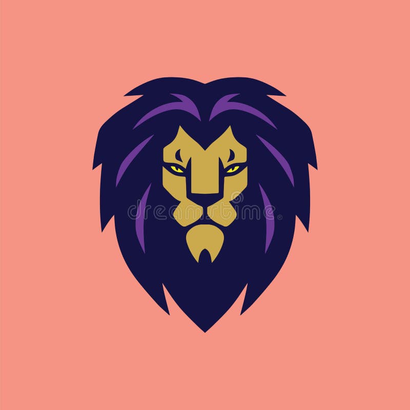 Lion Beast Head Vector Design Logo Stock Vector - Illustration of ...