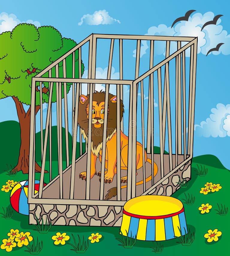 Lion Cage Stock Illustrations – 553 Lion Cage Stock Illustrations ...