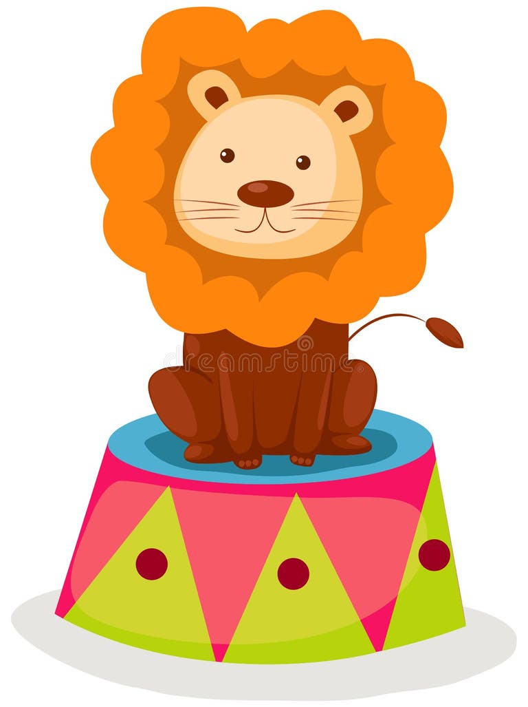 Cartoon Circus Lion Stock Illustrations – 3,273 Cartoon Circus Lion ...