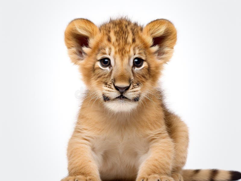 Lion Cub stock illustration. Illustration of imagine - 293688600