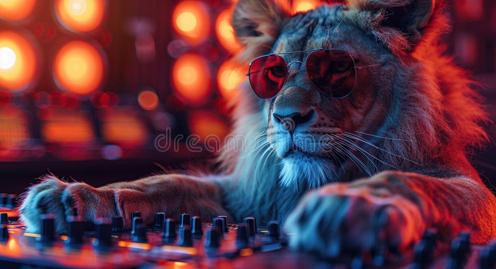 Lion Dj Stock Illustrations – 118 Lion Dj Stock Illustrations, Vectors & Clipart - Dreamstime