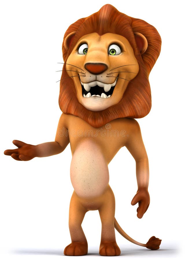 Happy lion stock vector. Illustration of mammal, nature - 30887318