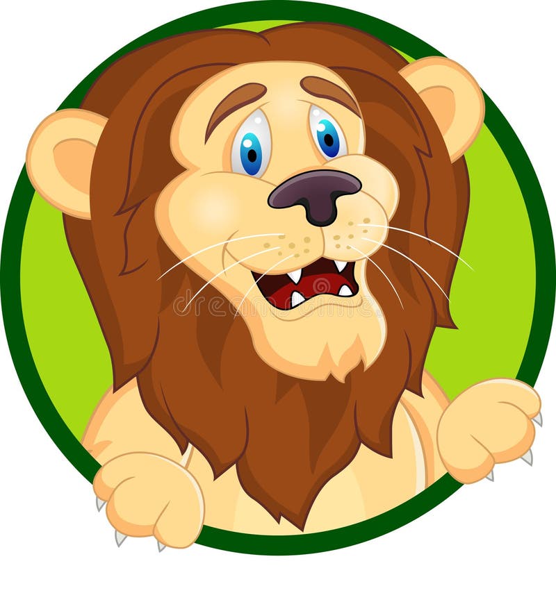 Lion cartoon stock vector. Illustration of nature, smile - 35723355