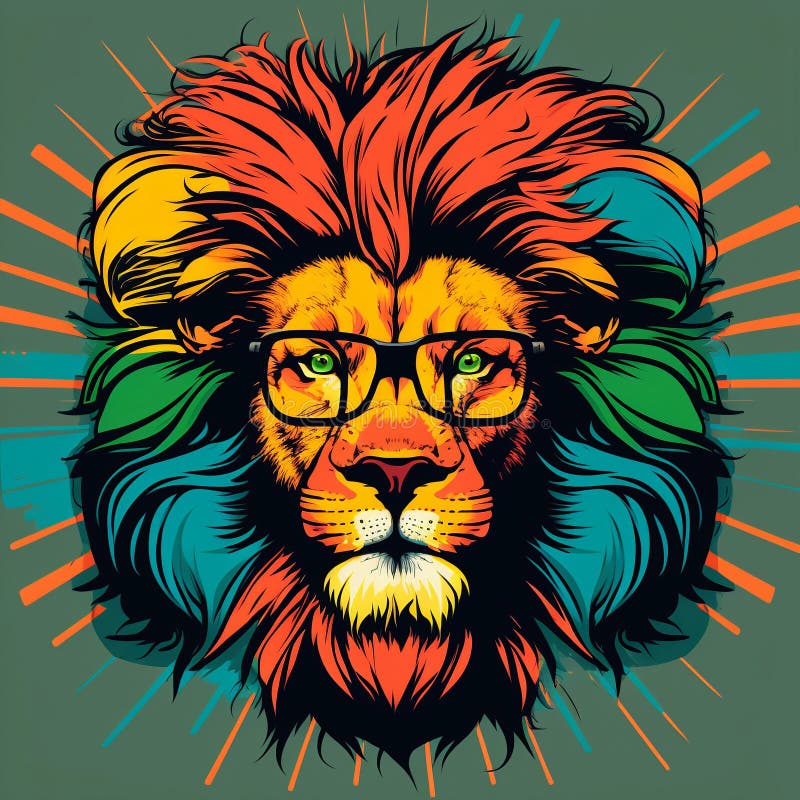 Lion Pop Art