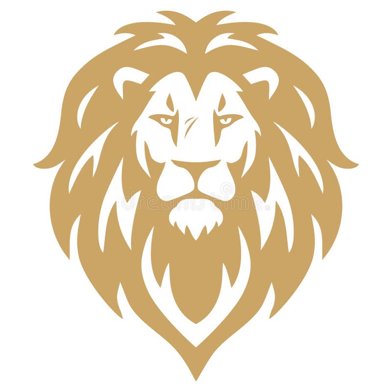 Lion Head Gold Golden Logo Mascot Vector Illustration Design Stock ... Lion Head Gold Golden Logo Mascot Vector Illustration Design Stock ...