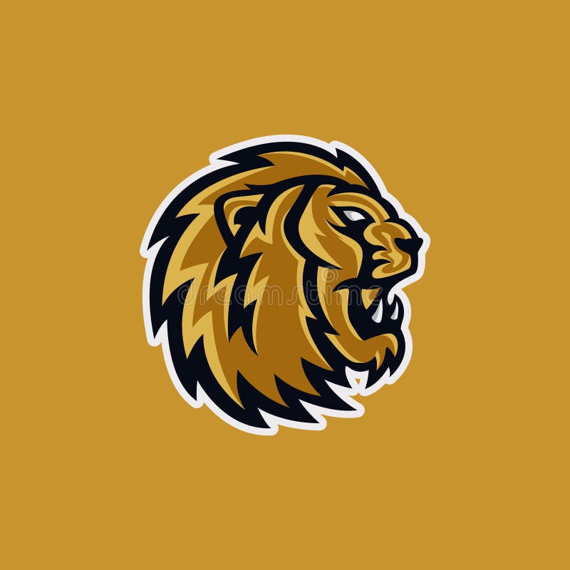 Gold Tiger Head Logo Stock Illustrations – 1,098 Gold Tiger Head Logo ...