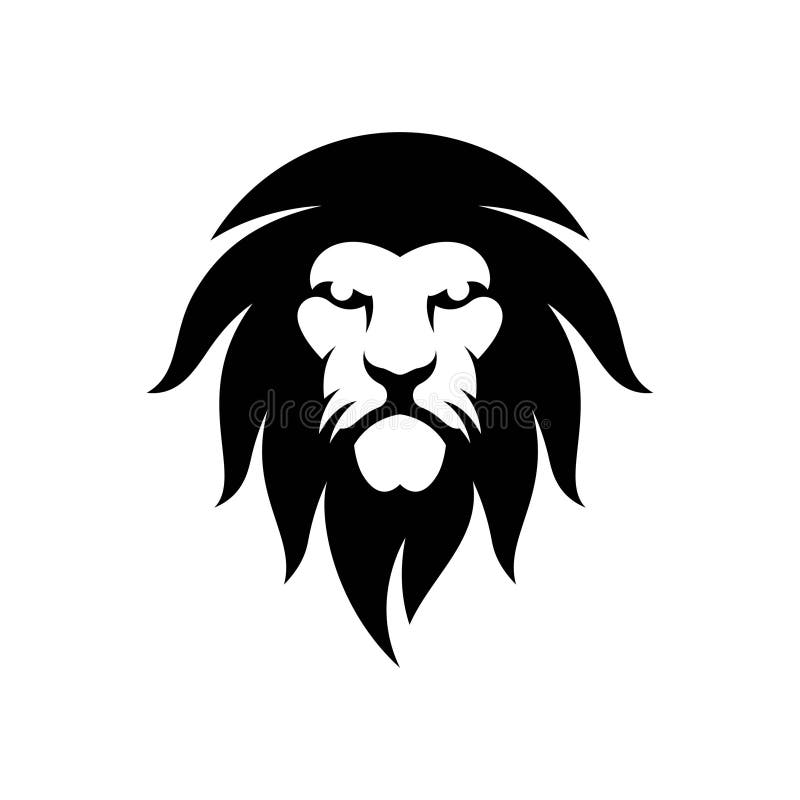 Lion Head Logo Images Illustration Stock Vector - Illustration of label ...