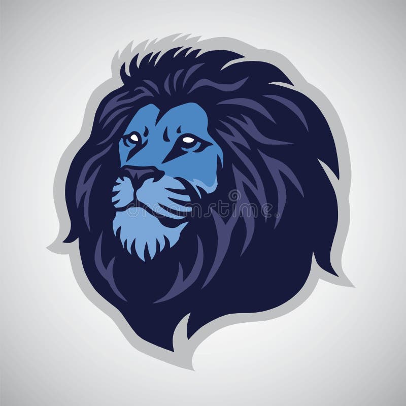 Lion Head Logo Vector Sports Mascot Template Icon Stock Vector ... Lion Head Logo Vector Sports Mascot Template Icon Stock Vector ...