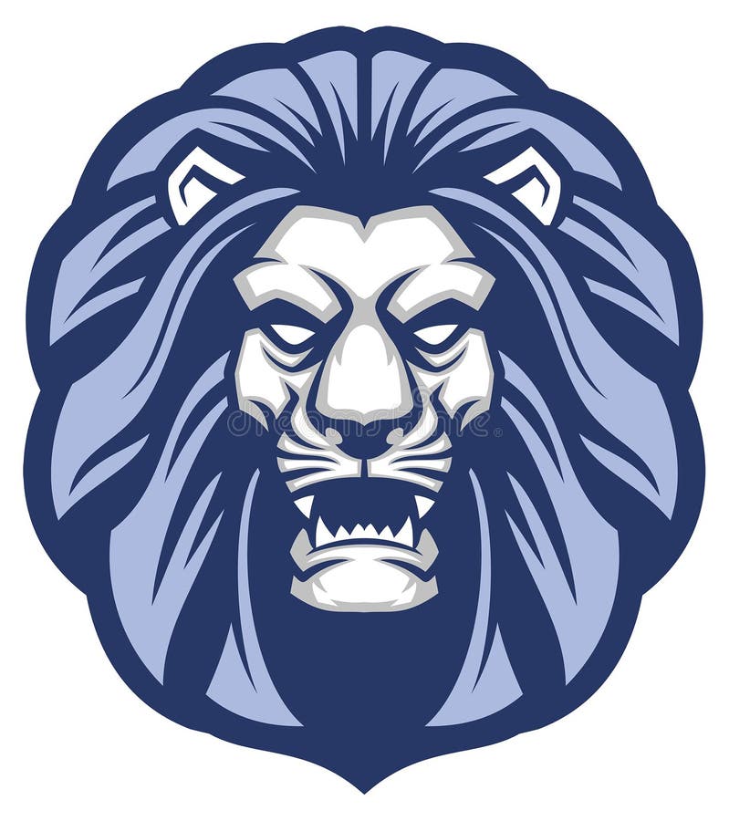 Lion head mascot stock vector. Illustration of sport - 45363338