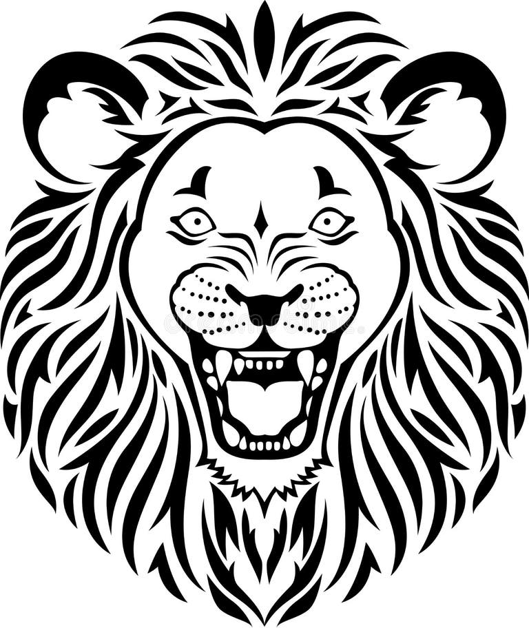 Lion Head Tattoo Stock Illustrations – 20,766 Lion Head Tattoo Stock ...