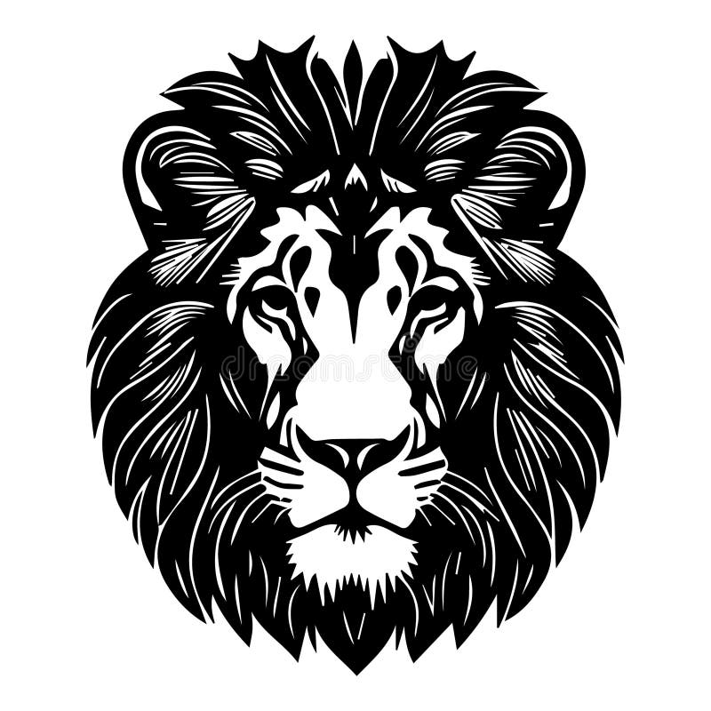 Lion head, vector stock illustration. Illustration of identity - 270701549