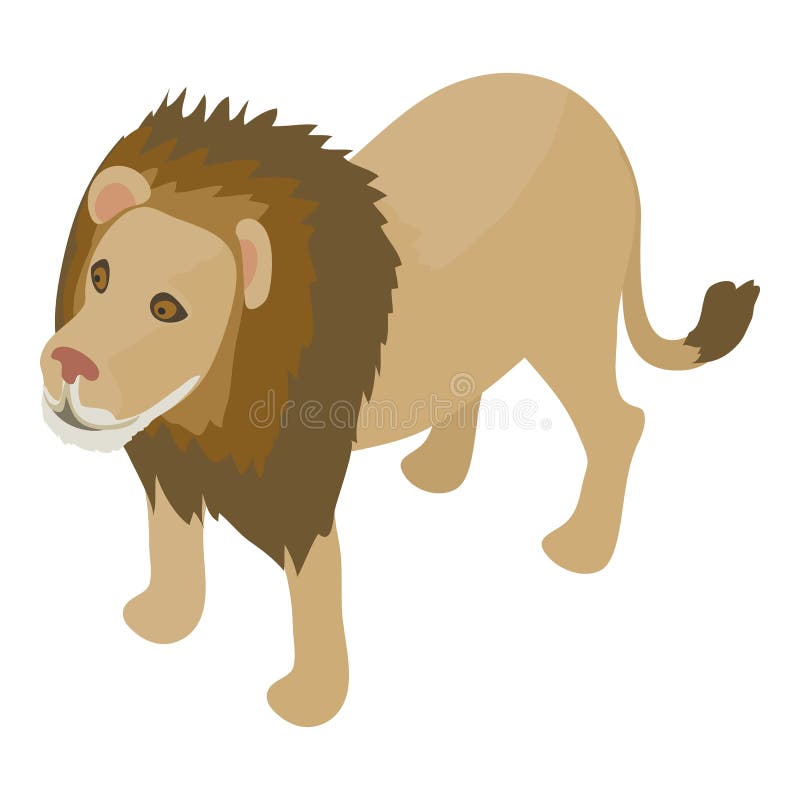Isometric Lion Stock Illustrations – 628 Isometric Lion Stock ...