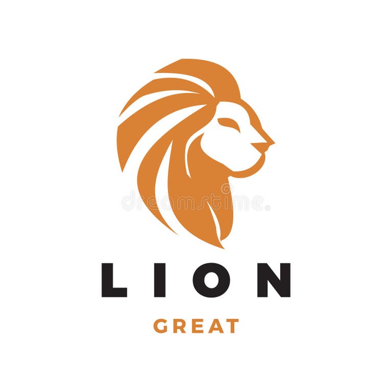 Lion Icon Logo Design Template Stock Vector - Illustration of wild ...