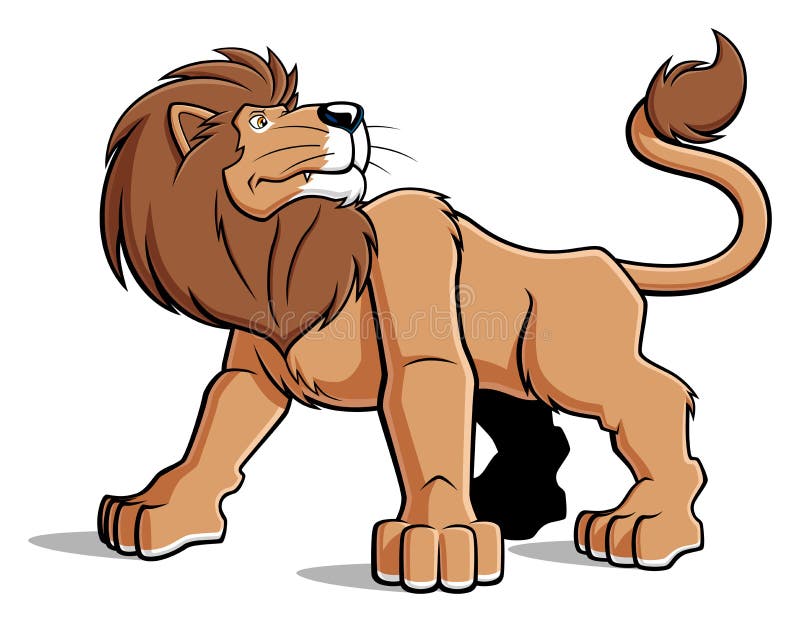 Lion stock vector. Illustration of mane, predator, wildlife - 47322298