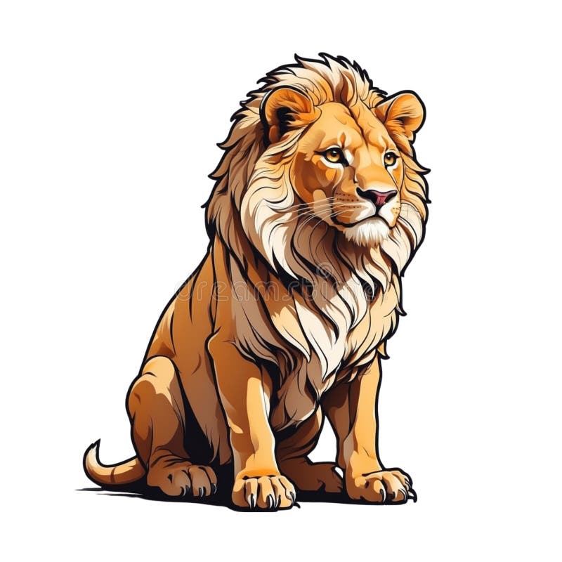 Lion Male Aslan Stock Illustrations – 75 Lion Male Aslan Stock ...