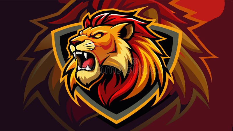 Lion King Roar Logo Vector Design Stock Illustration - Illustration of ...