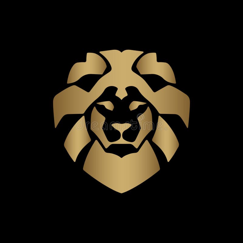 Lion Logo Design Vector Template Stock Vector - Illustration of head ...